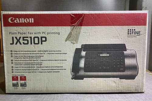 Новый Факс Canon FAX-JX510P