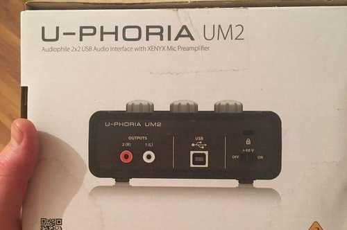 Карта behringer u phoria um2