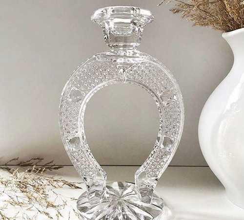 Подсвечник хрустальный