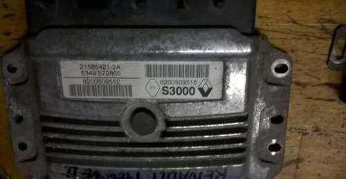 Renault Megane 2 K4m блок управления двигателем