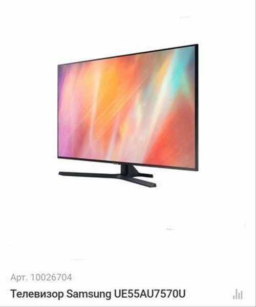 Телевизор Samsung 4K UE58AU7570U