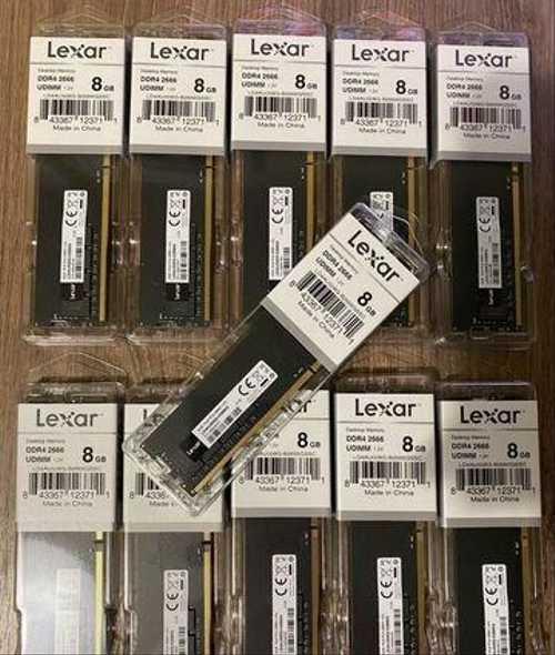 Lexar DDR4 8gb 2666mhz (70+ штук)