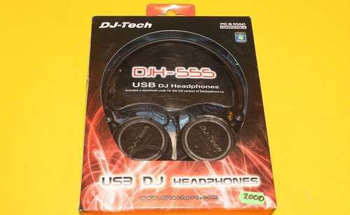 DJ наушники со встроенной звуковой картой