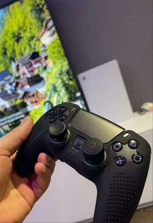 Силиконовый чехол для гейпада PS5