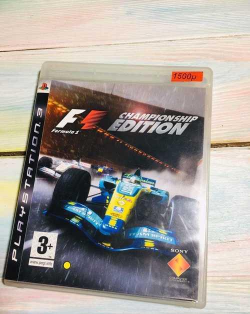 Formula 1 championship edition Ps3