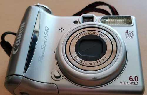Фотоаппарат цифровой Canon powershot A 540 б/у