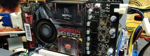 Видеокарта XFX ATI Radeon 5750 1024MB 128bit DDR5
