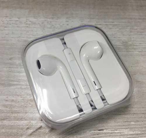 Наушники Apple EarPods в коробке (AAA)