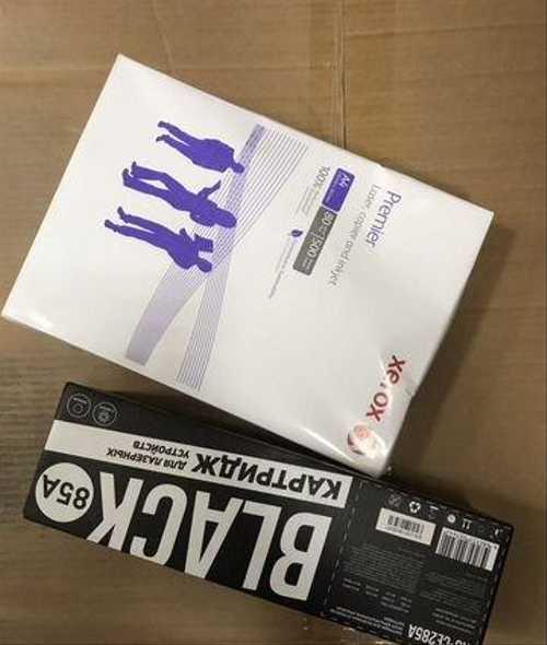 Картридж NS-CE285A и бумага xerox a4 premier