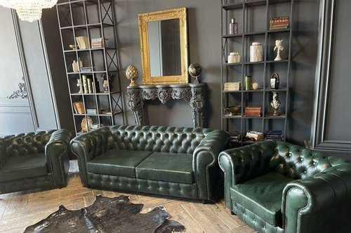 Комплект элитной мебели Диван и два кресла