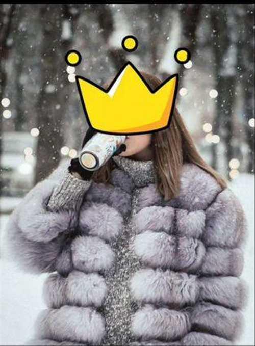 Шуба из песца- трансформер