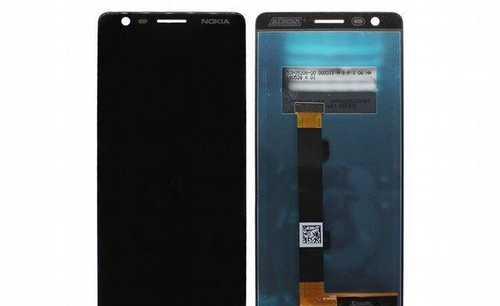 Дисплей Nokia 3.1 (TA-1063) +тачскрин (черный)