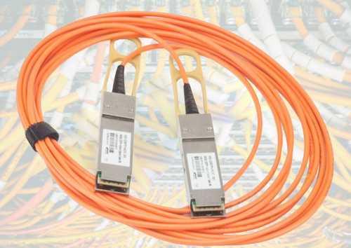 Оптический трансивер qsfp+ 40G шнур AOC 10м