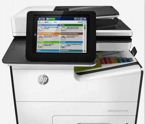 Офисное мфу HP PageWide Enterprise 586dn