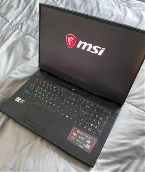Игровой топовый ноутбук MSI GT76 titan