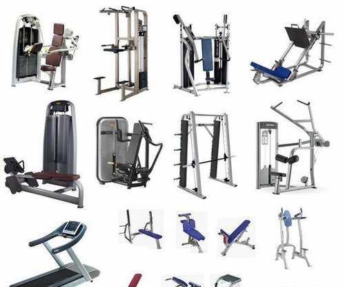 Тренажеры бу precor tecnogym life fitness hammer