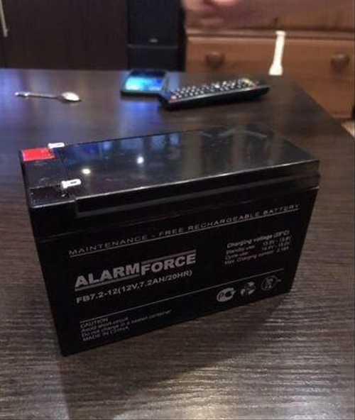 Аккумулятор alarm force fb 7.2-12
