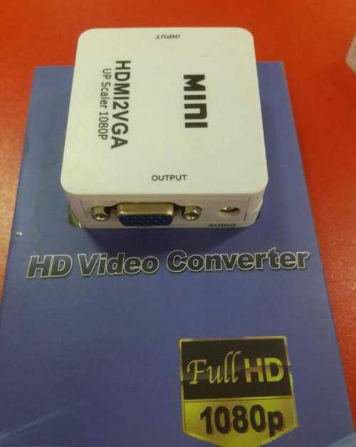 Конвертер(адаптер) VGA-hdmi-3RCA