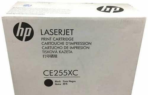 Оригинальный лазерный картридж HP CE255XC 55X чёрн