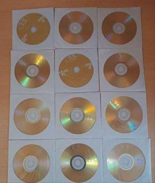 Даром 12 новых дисков многократной записи DVD+R