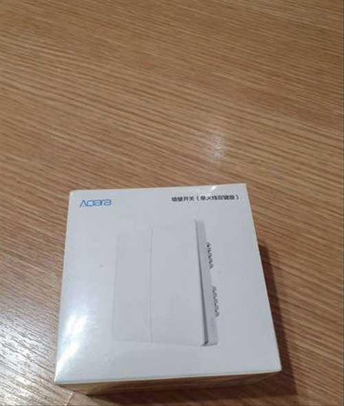 Выключатель двухклавишный xiaomi aqara