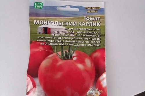 Рассада томатов монгольский карлик