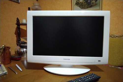 Телевизор белый toshiba 19AV704R