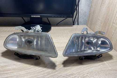 Противотуманки на hyundai accent