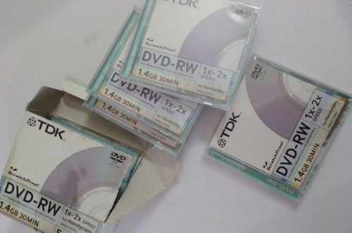 Оптический диск DVD-RW 1.4Gb TDK
