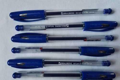 Ручка гелевая с грипом brauberg "Geller", синяя, и