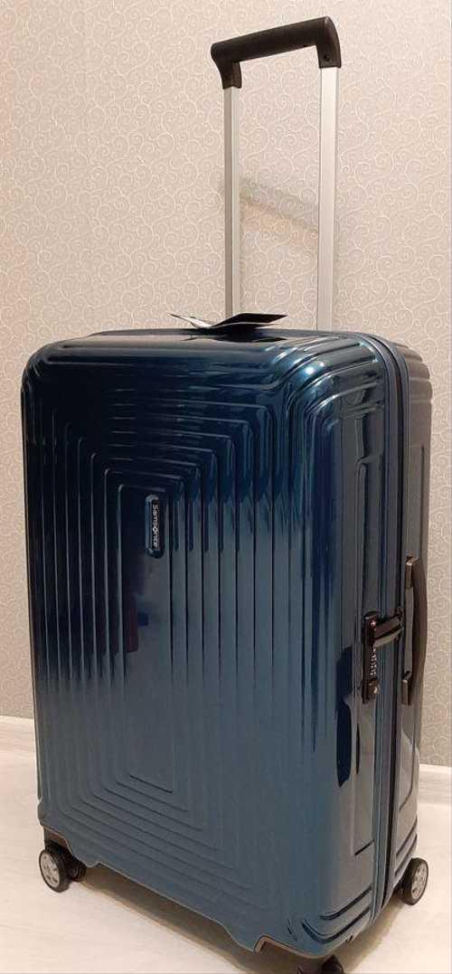 Чемодан Samsonite Neopulse M 74 литра синий NEW