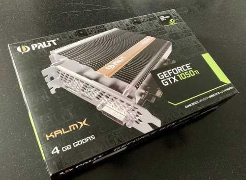 Видеокарта Palit geforce GTX 1050Ti KalmX 4 gb