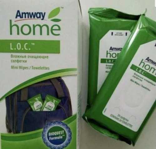 Amway очищающие салфетки с LOC (ART84G784)