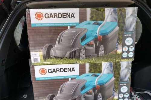 Новая газонокосилка Gardena, чек+гарантия