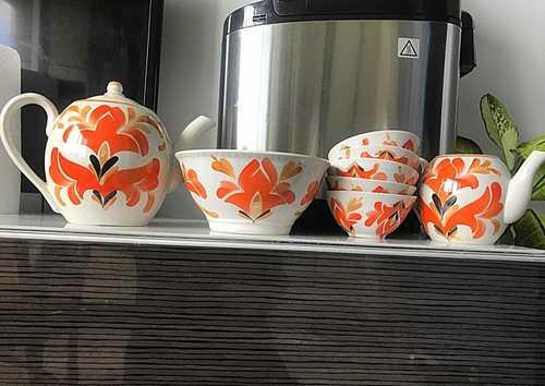 СССР чайная посуда - чайники,чашки,пиалы