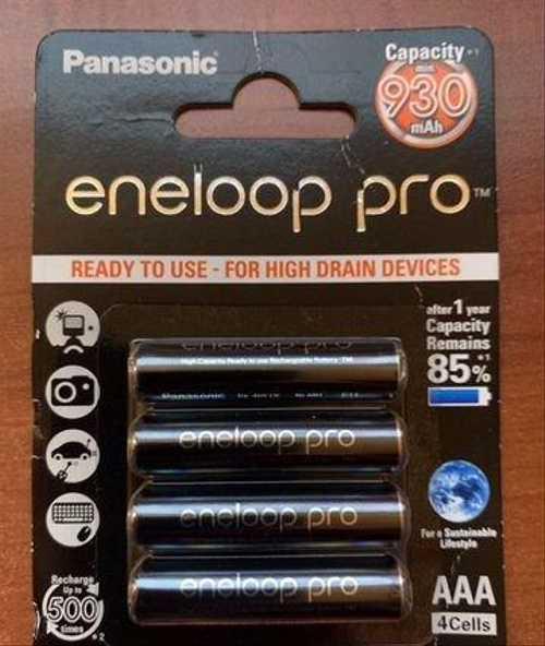 Оригинальные Panasonic Eneloop Pro AAA