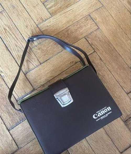 Винтажная сумка для фотоаппарата Canon
