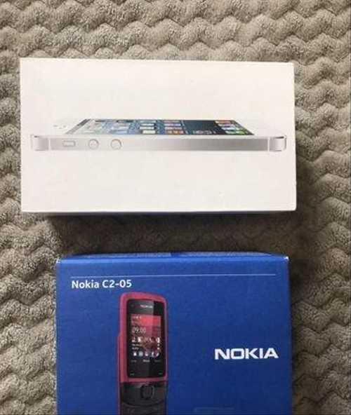 Коробки от iPhone 5 и Nokia