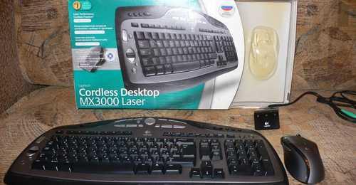 Клавиатура + мышь Logitech Cordless Desktop MX3000 купить | Комьютерные ...