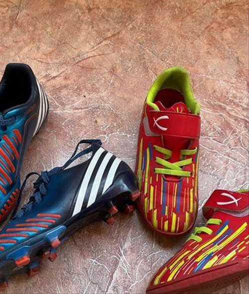 Бутсы adidas predator, футзалки jogel rapido 33р