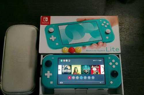 Nintendo Switch lite 128gb + Игры