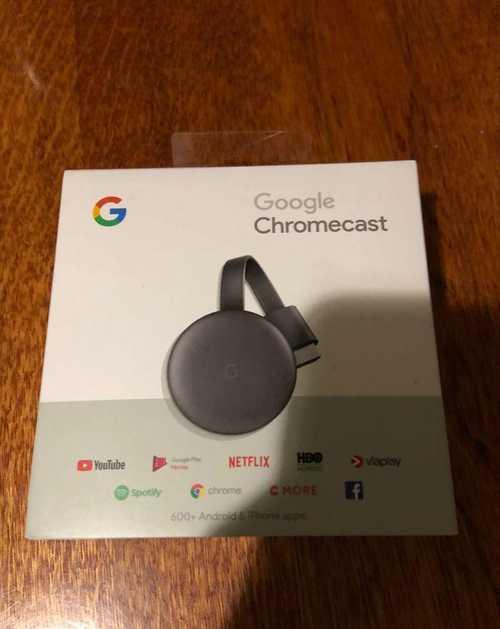 Тв-Приставка Google Chromecast 2018 черный