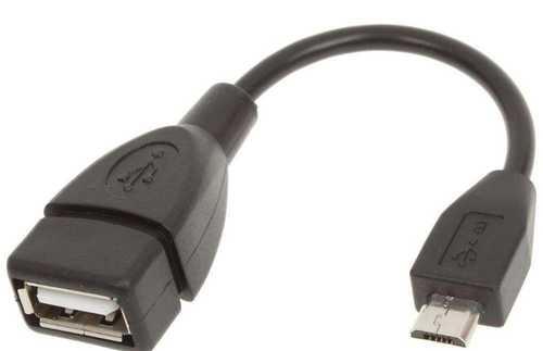 Кабель OTG microUSB-USB