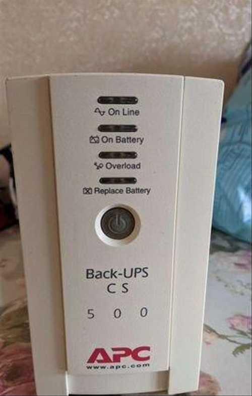 Бесперебойник ибп APS Back-UPS CS 500