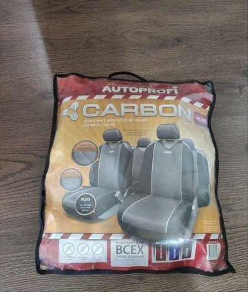 Авточехлы новые Autoprofi Carbon plus