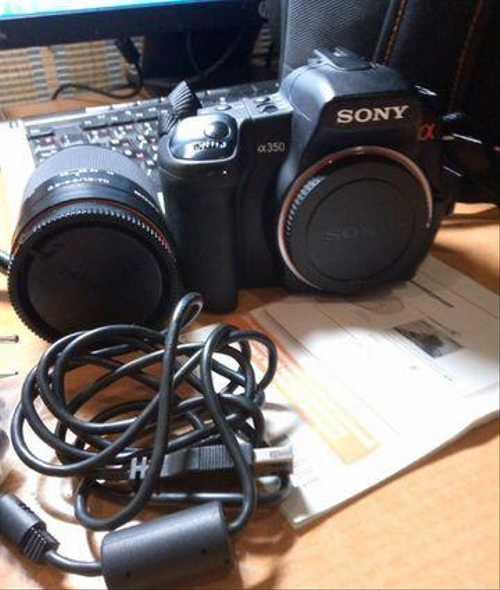 Фотоаппарат зеркальный Sony a350 kit dt 18-70mm