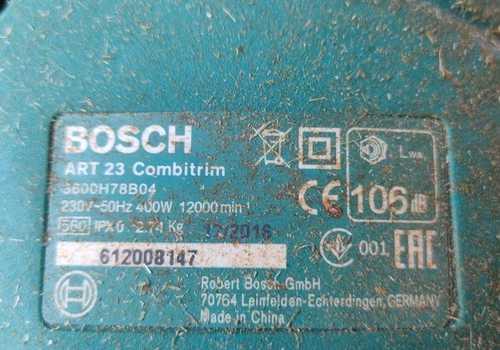 Электро триммер Bosch art23 combitrim