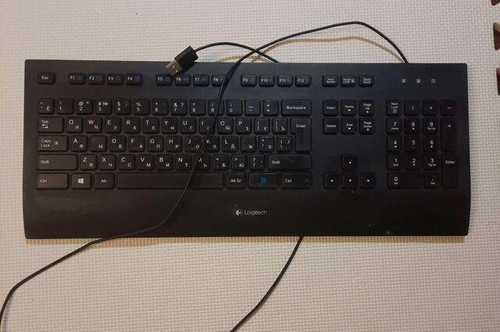 Клавиатура проводная Logitech Comfort K280E, черны
