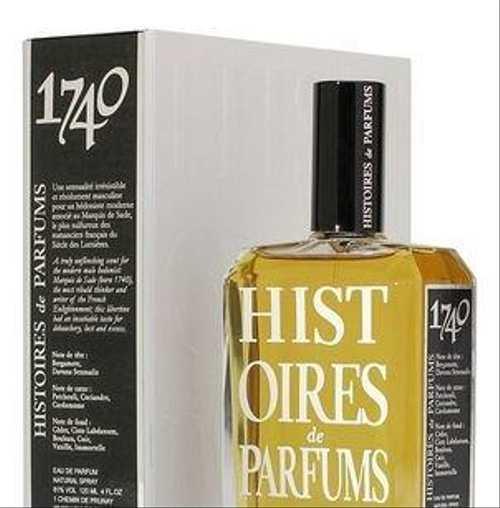 Histoires DE parfums 1740 marquis DE sade