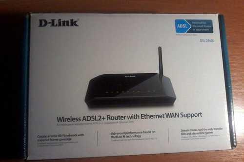 Беспроводной маршрутизатор D-Link adsl2+